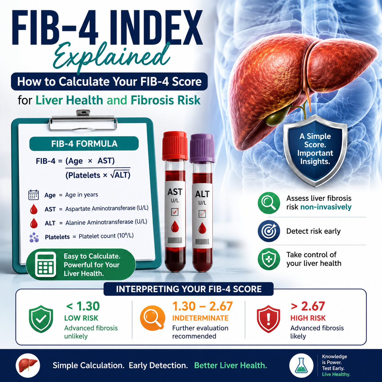 FIB-4 Index Explained: How to Calculate Your Fib 4 Score for Liver ...